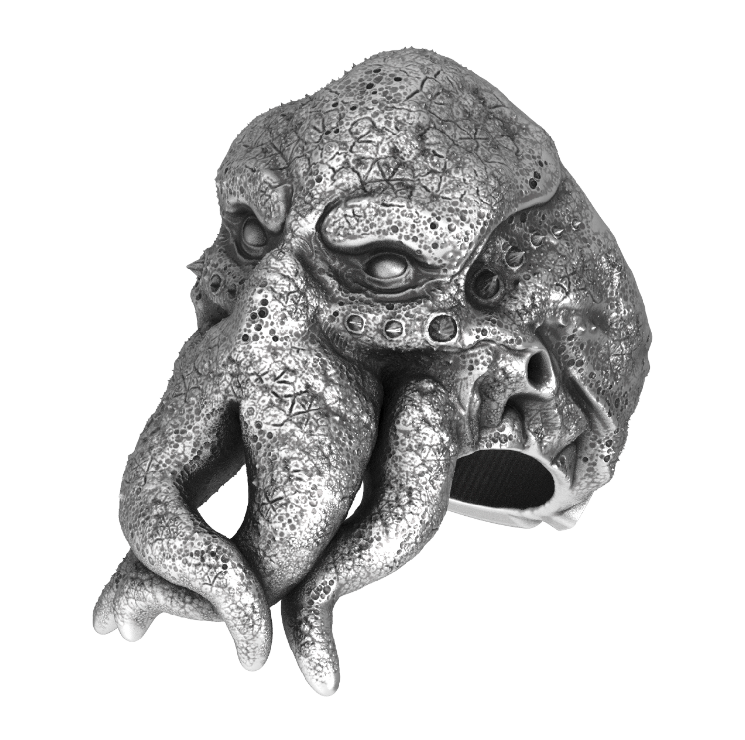 Cthulhu Ring | Silver – DEATH SAVES